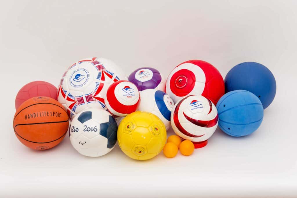 Goalball, blue rubber - Handi Life Sport