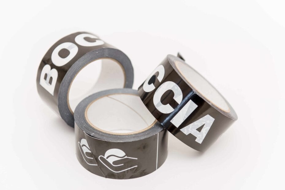 A roll boccia tape, black/white, 50 mm - Handi Life Sport